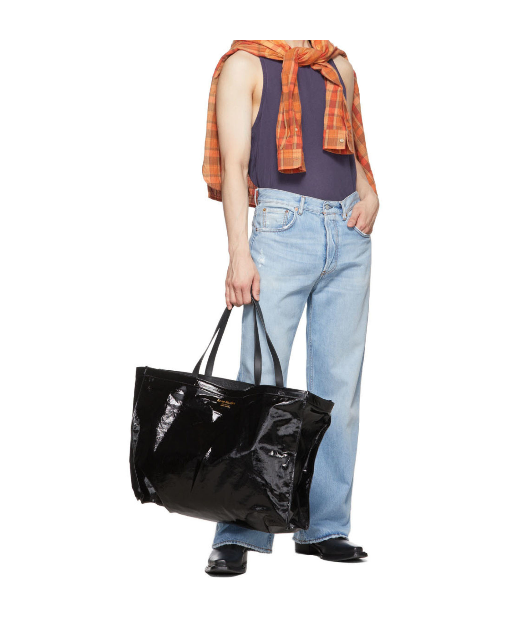 ACNE STUDIOS Acne Studios Loose Fit Wide Leg Jeans